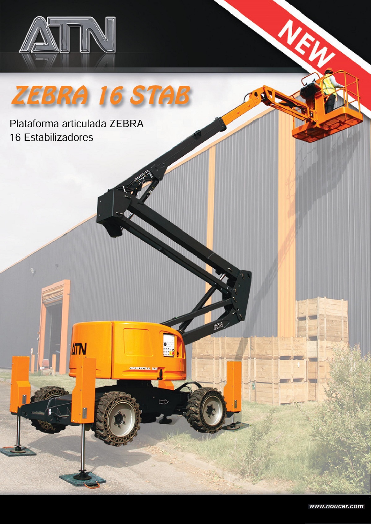 Plataforma Articulada 4x4 Zebra 16 STAB